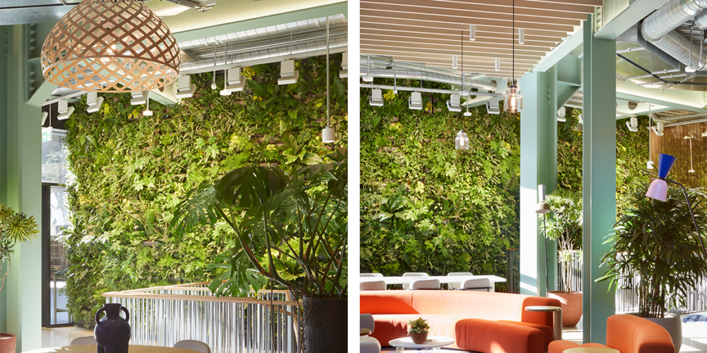 » A natural, biophilic design for a flexible London workplace