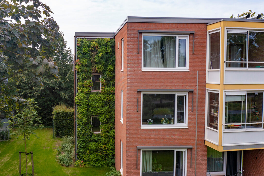 Toekomstbestendige groene gevel bij Lunet Rapelenberg
